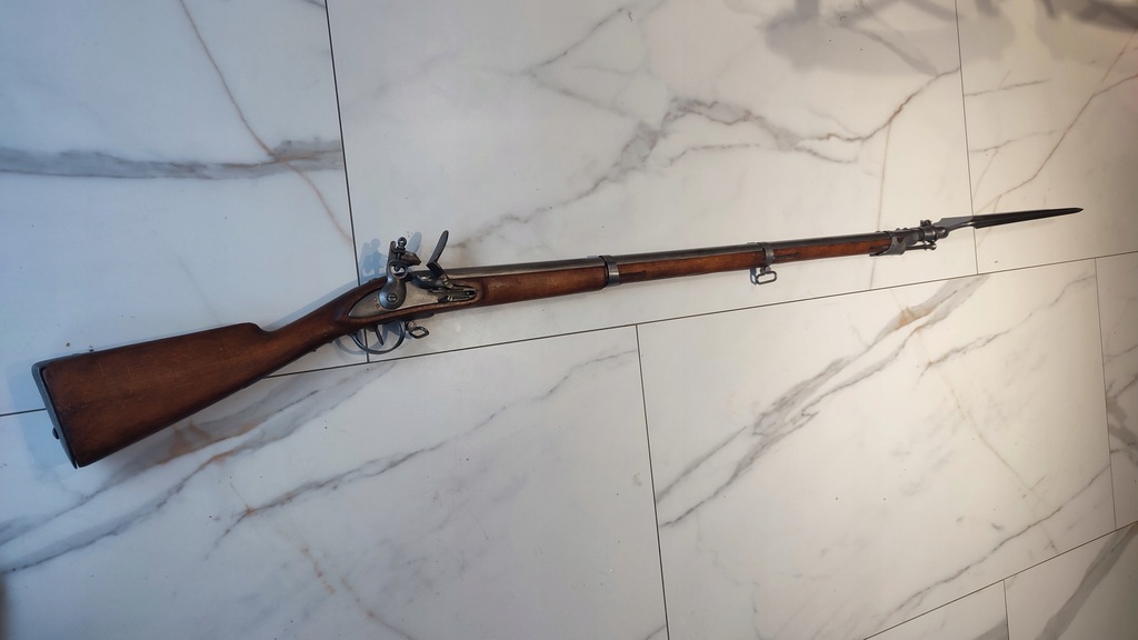 Muszkiet/karabin AN 1777 skałkowy napoleoński - 13015734788 - oficjalne ...