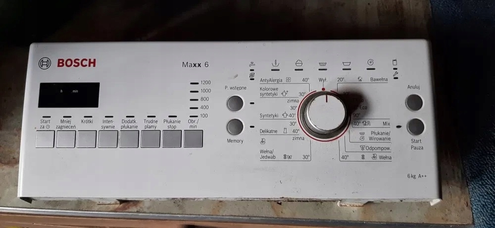 Programator Moduł Pralki Bosch Classixx 6 - 12075974529 - oficjalne ...