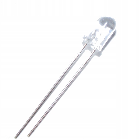 Dioda LED 5mm czerwona owalna przeźroczysta x15 - 8148988467 ...