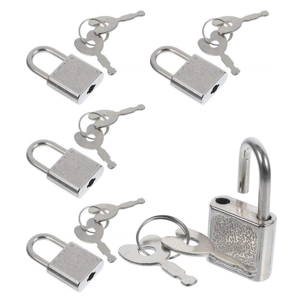 5 Sets of Treasure Box Lock with Key Plastic Lock - 13672720974 ...