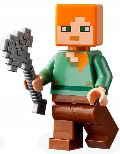 LEGO MINECRAFT ALEX z MŁOTKIEM min017 NOWY - 12543379856 - oficjalne ...