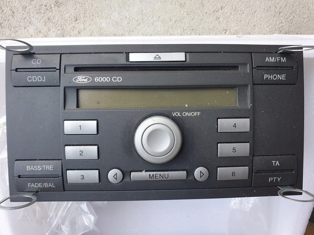 RADIO ODTWARZACZ FORD 6000CD - 17129306482 - oficjalne archiwum Allegro