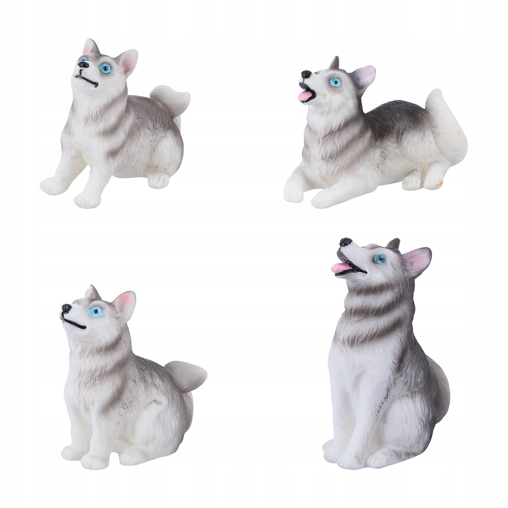 Mini Figure Husky Figurines Resin Husky Figure 4 - 15360266098 ...