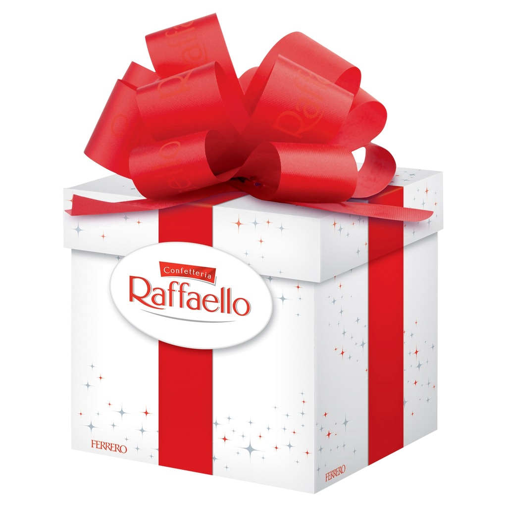 Raffaello BOX 300g z Kokardką Urodziny Prezent - 14899363584 ...
