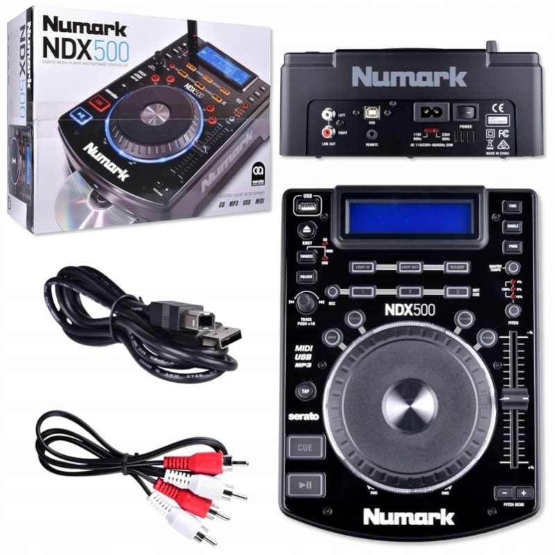 NUMARK NDX 500 kontroler DJ odtwarzacz CD USB MP3 - 11033224273 ...
