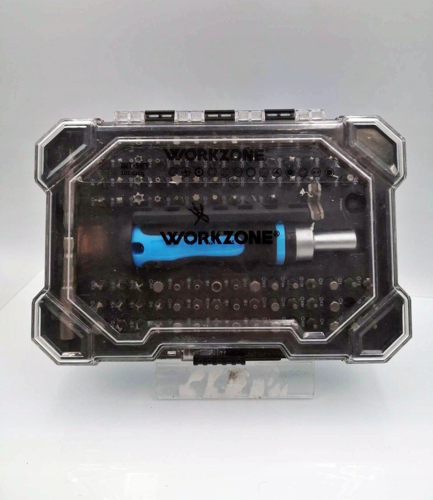 WORKZONE ZESTAW BITÓW 105 SZT - 15031542772 - oficjalne archiwum Allegro