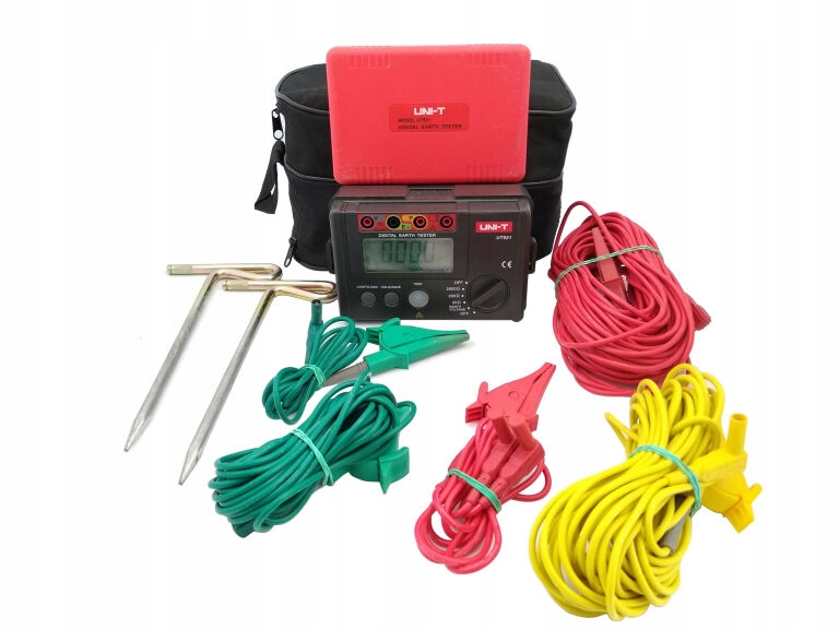 UNI-T UT521 MIERNIK REZYSTANCJI UZIEMIENIA - 10691624090 - oficjalne archiwum Allegro