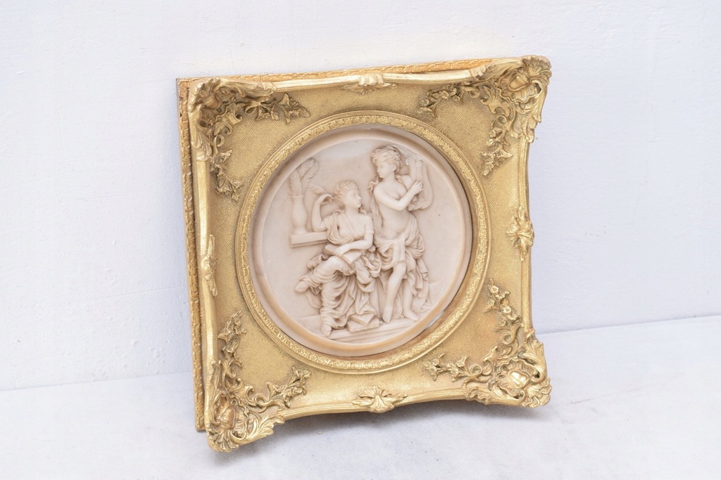 ALABASTER - OBRAZ ALABASTROWY 30cm NIMFY MITOLOGIA - 12679549545 ...