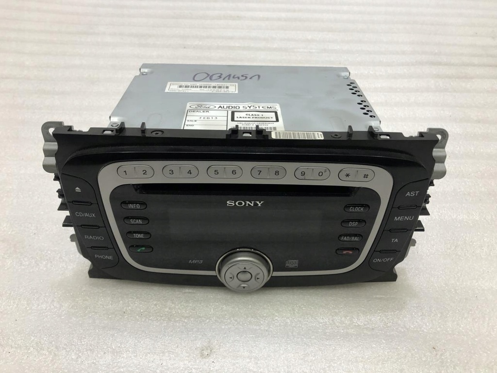 RADIO CD 7S7T-18C939-AF FORD MONDEO MK4 - 14570605953 - oficjalne ...