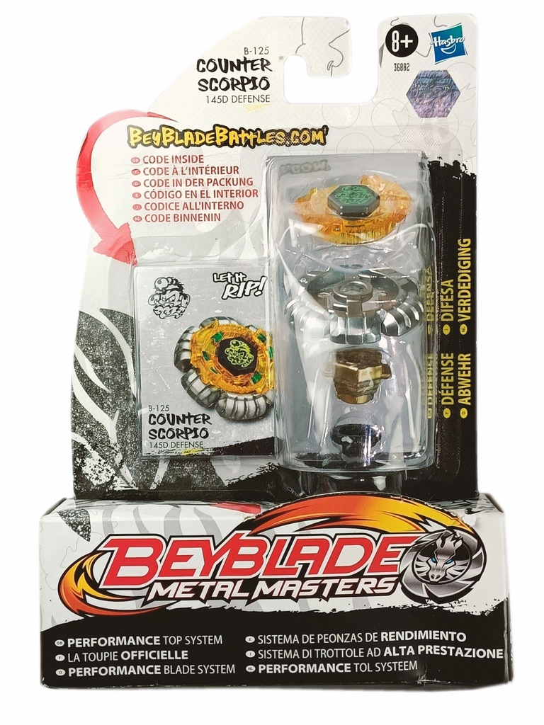 Beyblade METAL MASTERS COUNTER SCORPIO B-125 - 12237677067 - oficjalne ...