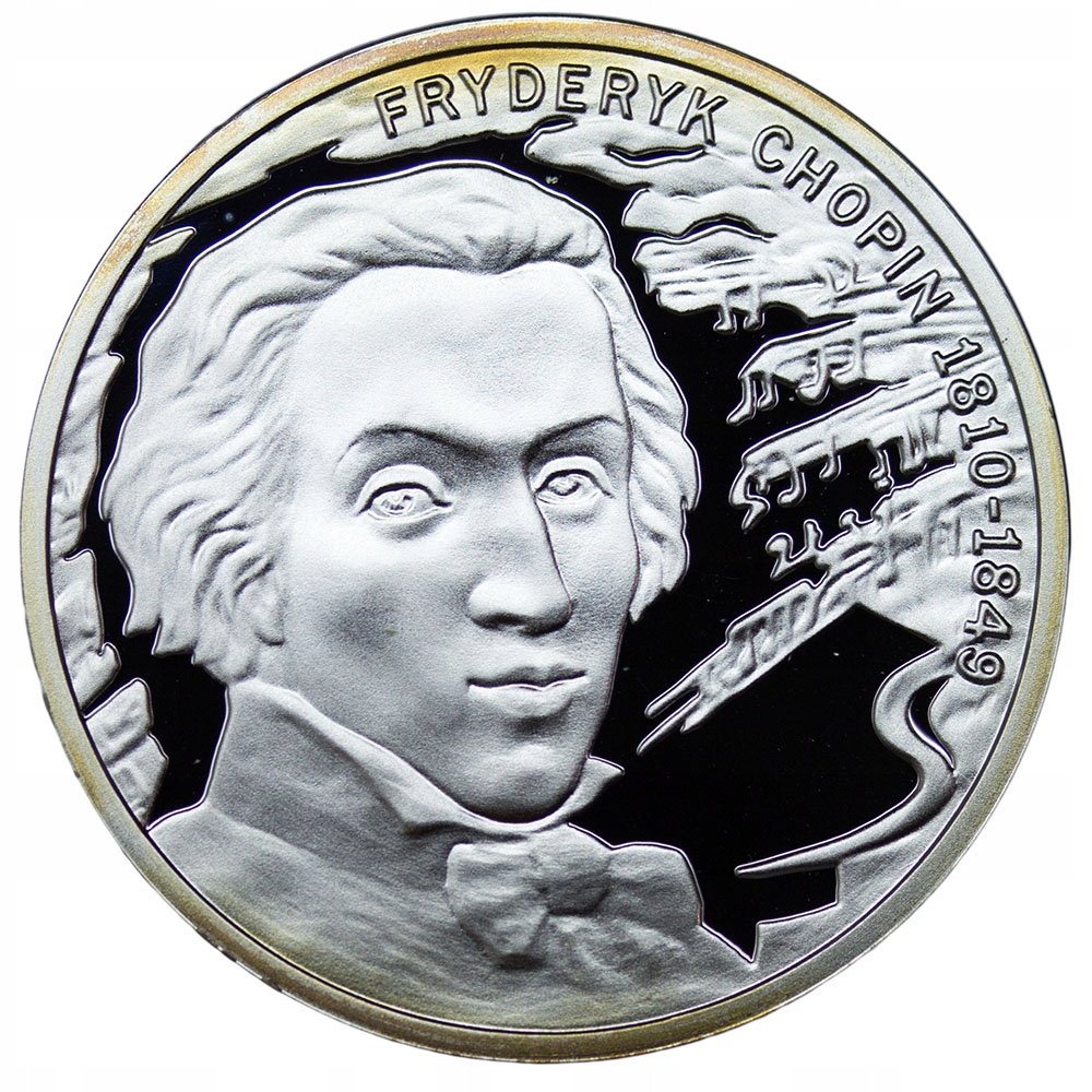 Medal Wielcy Kompozytorzy - Fryderyk Chopin +CD - 8495893511 - oficjalne archiwum Allegro