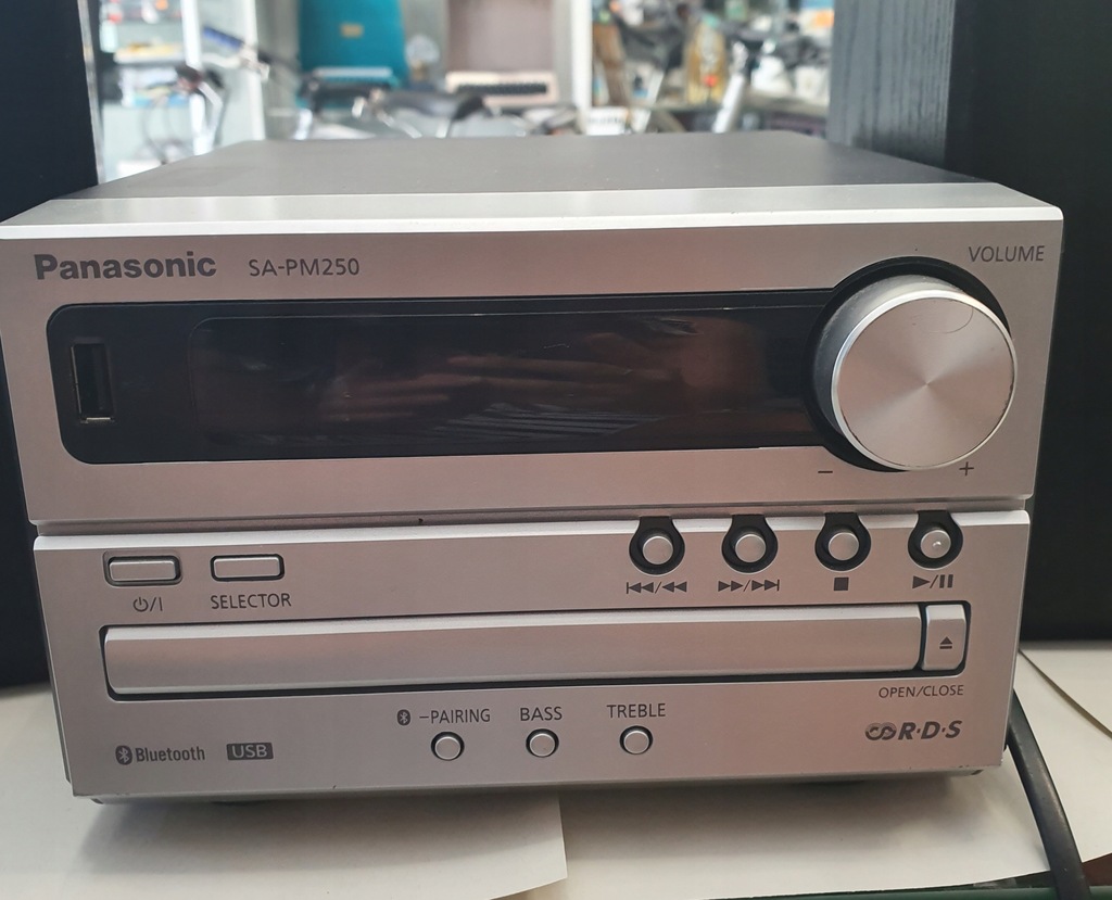 OKAZJA Wieża Panasonic SA-PM 250 CD USB AUX RADIO - 12488828126 - oficjalne archiwum Allegro