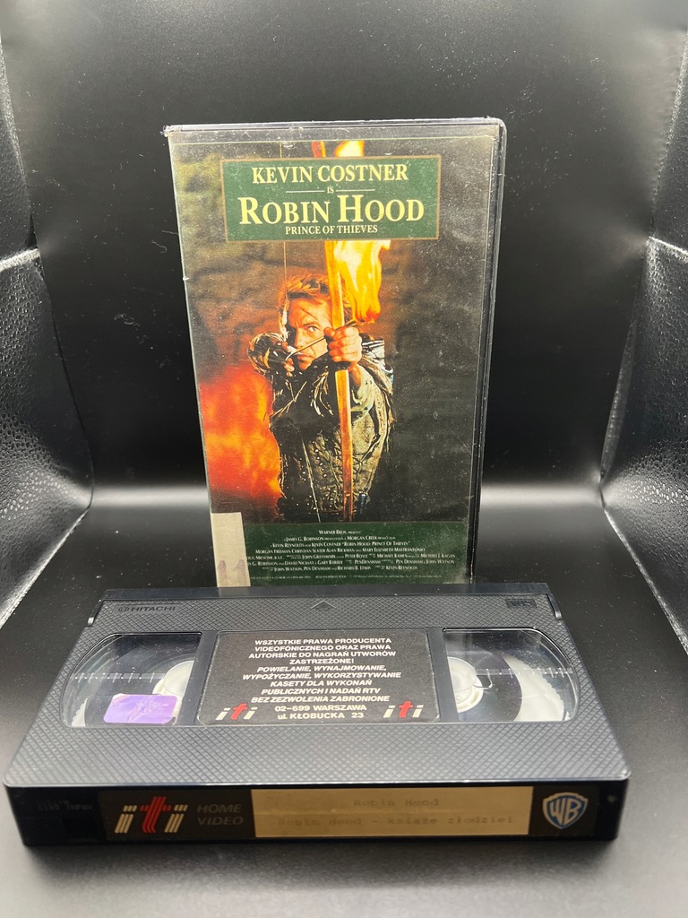 Robin Hood VHS Kevin Costner - 15279807019 - oficjalne archiwum Allegro