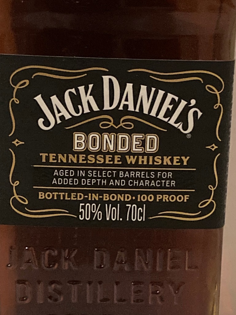 Jack Daniel's BONDED Jack Daniels 50%Vol. Bonded - 12919690322 ...