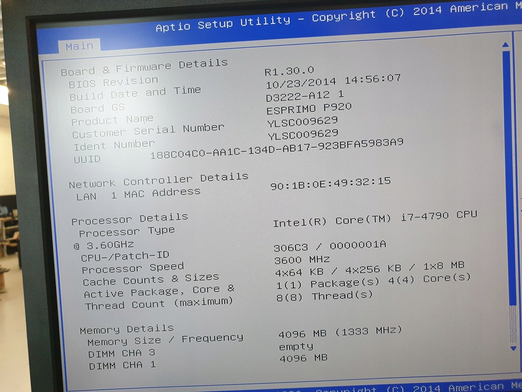 Fujitsu Siemens Esprimo 920 0 MI5W i7 4th gen (2101228) - 14403627935 ...