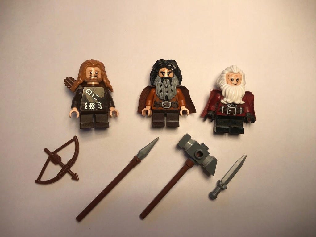 LEGO Hobbit, LOTR - Dwarf - Balin, Birfur, Fili - 12248252303 ...