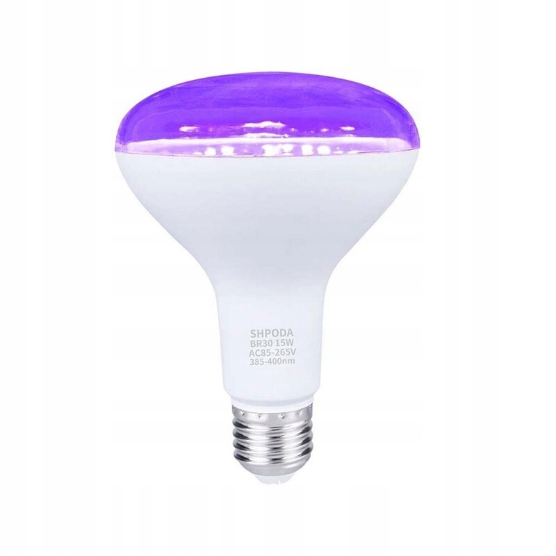 E26 15W lampa ultrafioletowa UV czarna żarówka lam - 12495424125 - oficjalne archiwum Allegro