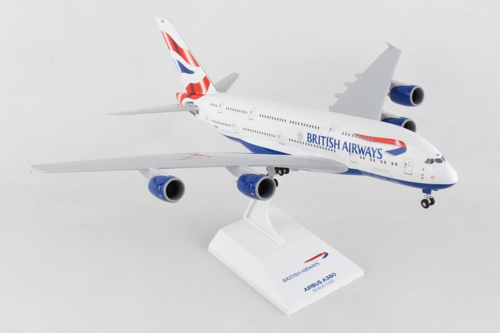 Model samolotu Airbus A380 British Airways 1:200 - 13211784775 ...
