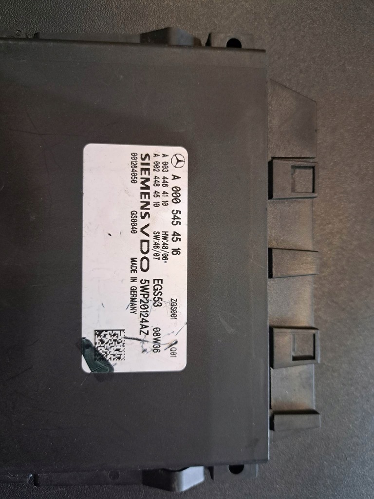 sterownik skrzyni AUTOMAT A0005454516 MERCEDES - 14438425620 ...