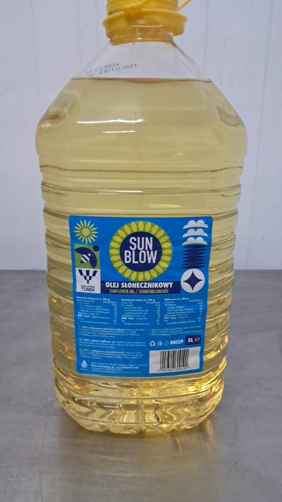 Olej słonecznikowy rafinowany spożywczy " SUNBLOW" 5L - 17283664291 - oficjalne archiwum Allegro