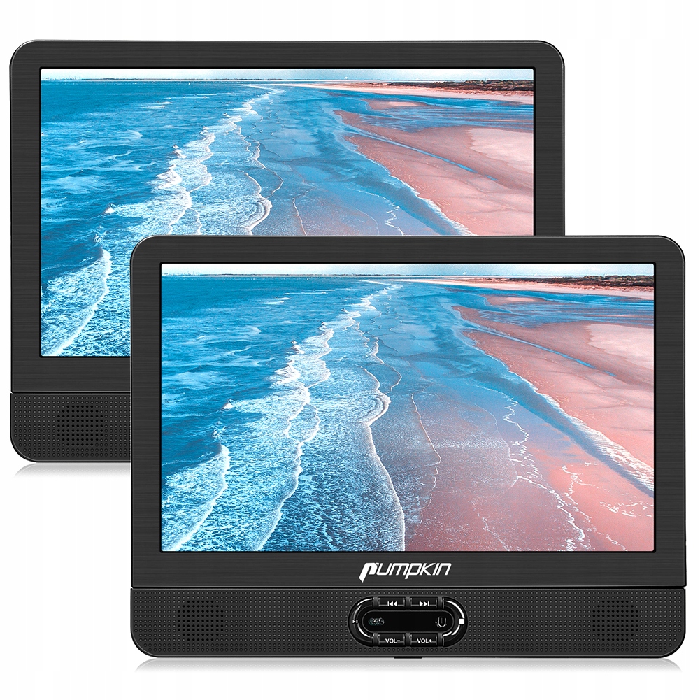 12" DVD MONITOR NA ZAGŁÓWKI Z BATERIĄ USB SD - 12771489431 - oficjalne ...