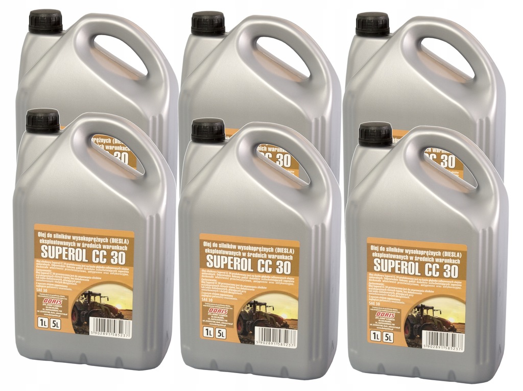 OLEJ SILNIKOWY SUPEROL CC 30 30L URSUS C330/360 - 7484411777 ...