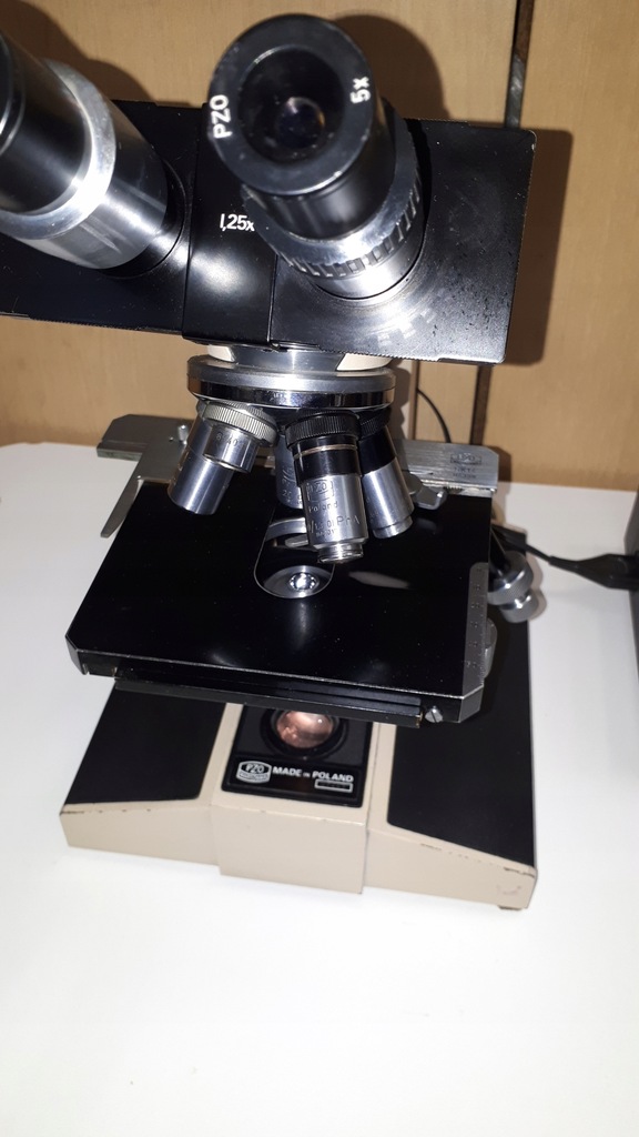 Mikroskop Biolar PZO Warszawa - 8432815098 - oficjalne archiwum Allegro