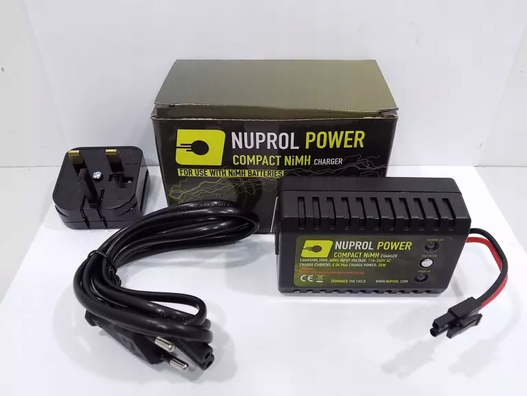 ŁADOWARKA NUPROL COMPACT NIMH CHARGER KOMPLET - 12097706925 - oficjalne archiwum Allegro