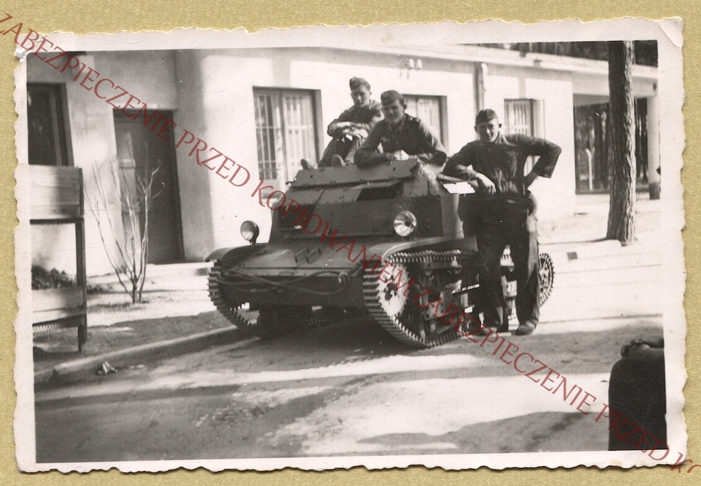 ANK POLSKA 1940 TANKIETKA TKS rzadkie - 14438901307 - oficjalne ...