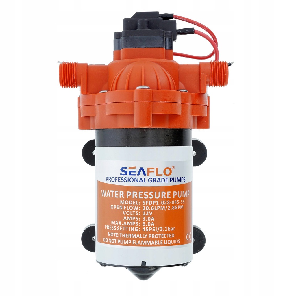 Pompa Wody 12V Ciśnieniowa SEAFLO 10,6 L - 12681465335 - oficjalne ...