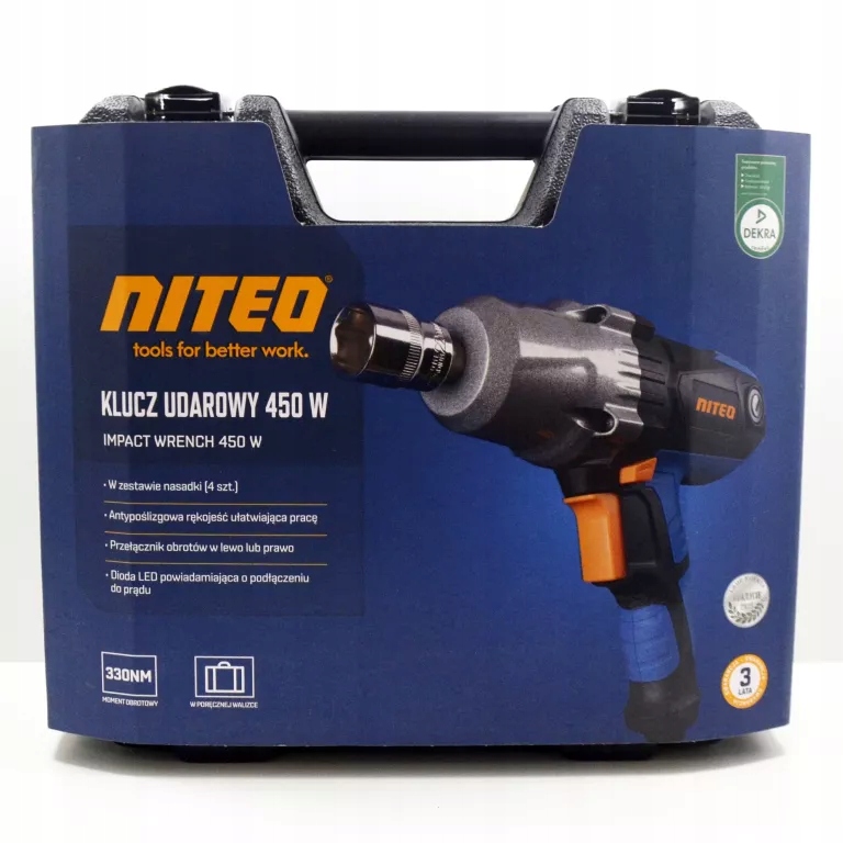 KLUCZ UDARTOWY NITEO 450W WALIZKA - 12772536458 - oficjalne archiwum Allegro