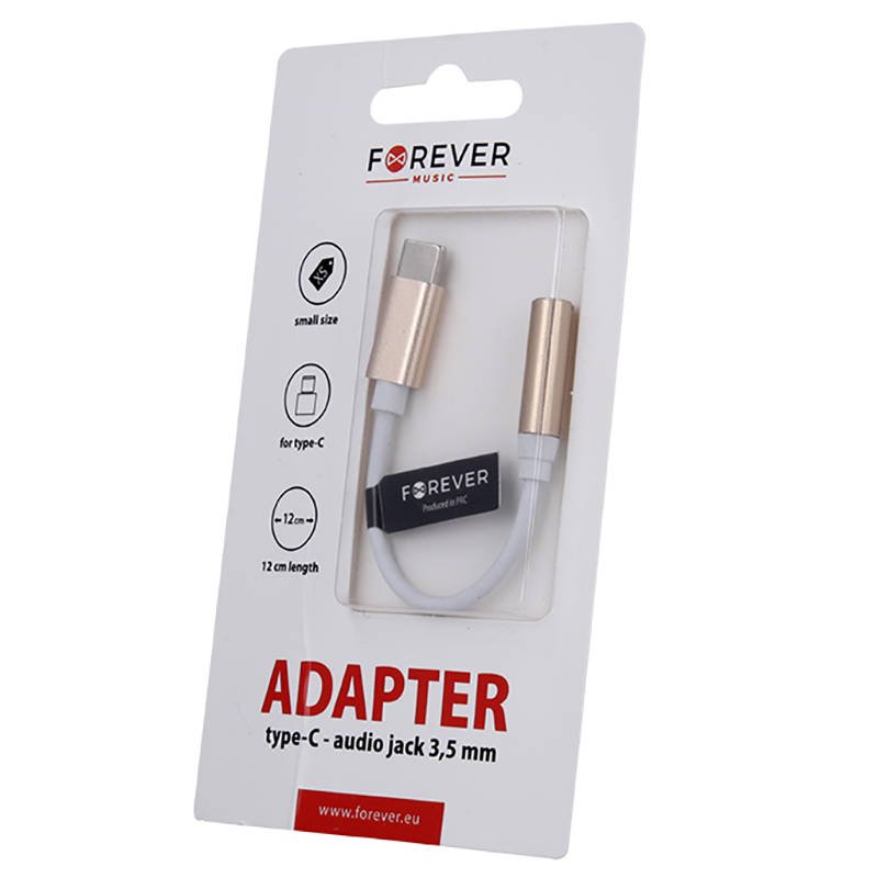 Adapter Przejściówka USB Typ C na Mini Jack 3,5mm - 12677735768 ...
