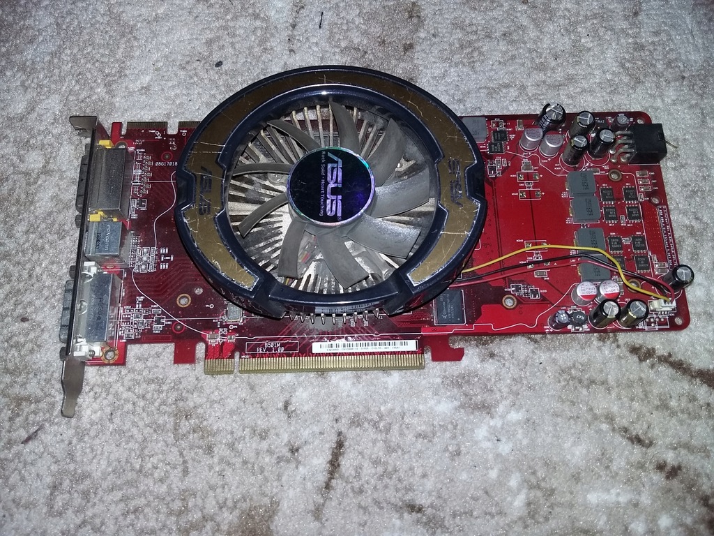 KARTA GRAFICZNA ASUS Radeon HD4850 1GB 256BIT OK - 13452999456 - oficjalne archiwum Allegro