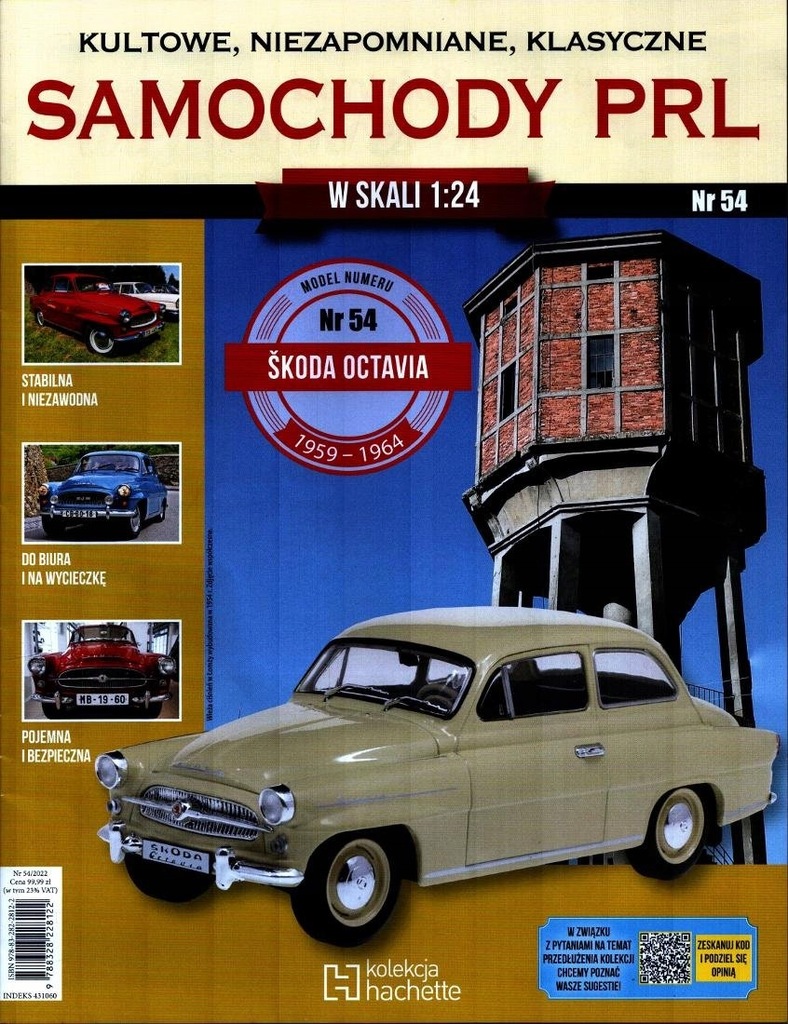 KULTOWE SAMOCHODY PRL nr 54 SKODA OCTAVIA - 12103460699 - oficjalne ...