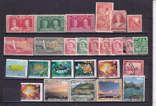 Kolonie angielskie . 1935. Nowa Zelandia . Australia . Kasow ...