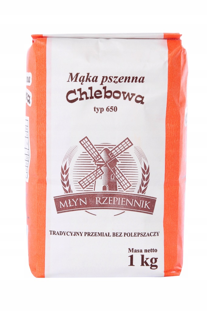 Młyn Rzepiennik mąka pszenna chlebowa typ 650 1kg - 11435574502 - oficjalne archiwum Allegro