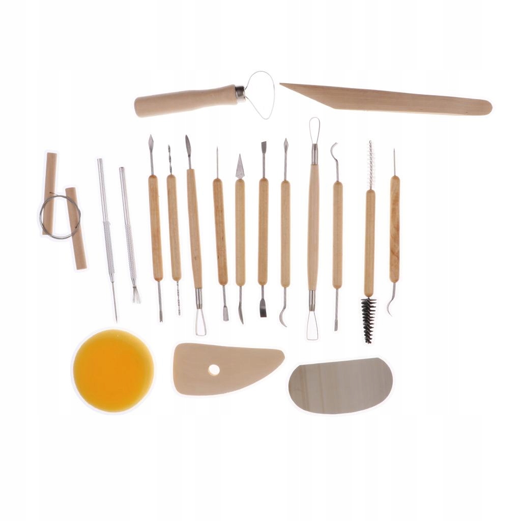 Clay Sculpting Set Wax Carving Pottery Tools - 13072108324 - oficjalne archiwum Allegro
