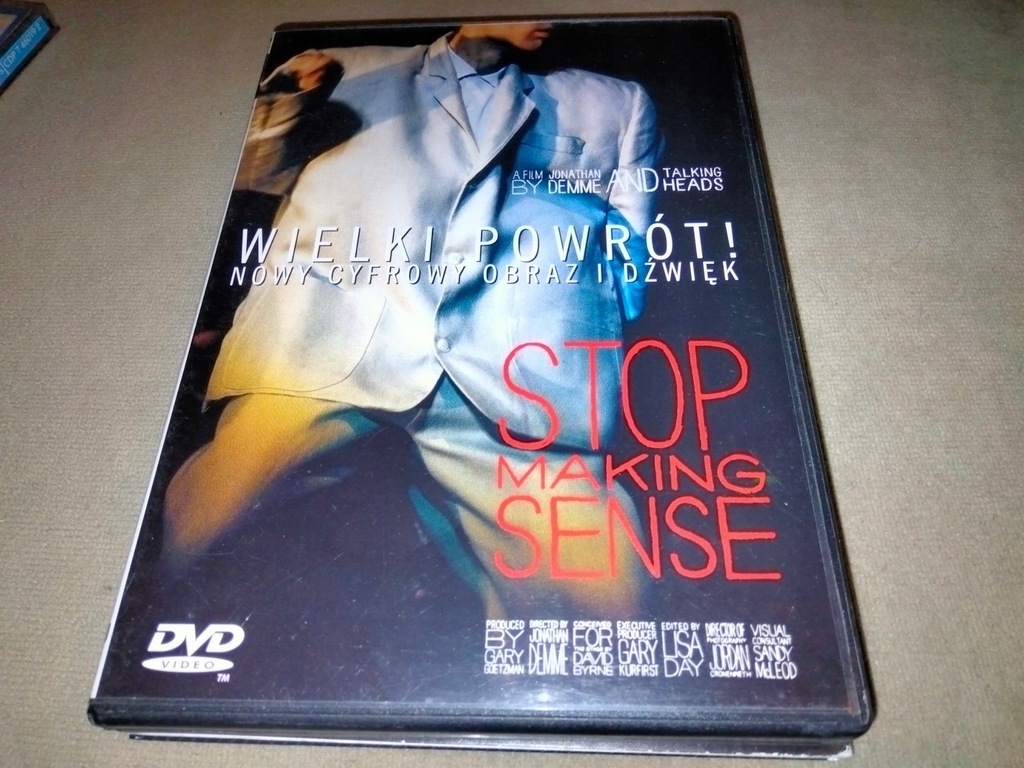 Talking Heads Stop making sense - dvd. - 12504135220 - oficjalne ...