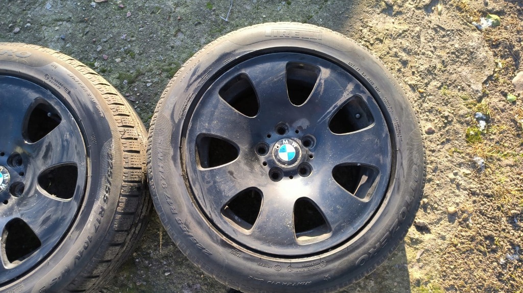 Koła Zimowe BMW E60,E61,E65,E66,Styling 165 ,BMW 6765144,Pirelli 225/55R17 - 15515743414 ...