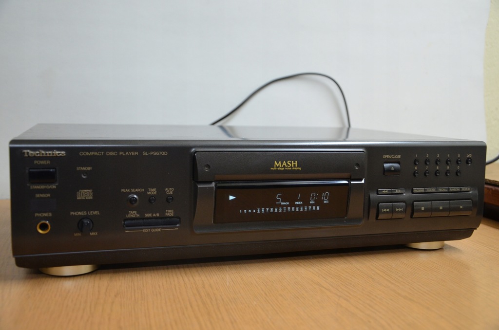 ODTWARZACZ CD TECHNICS SL-PS670D + INSTRUKCJA - 11172851993 - oficjalne archiwum Allegro