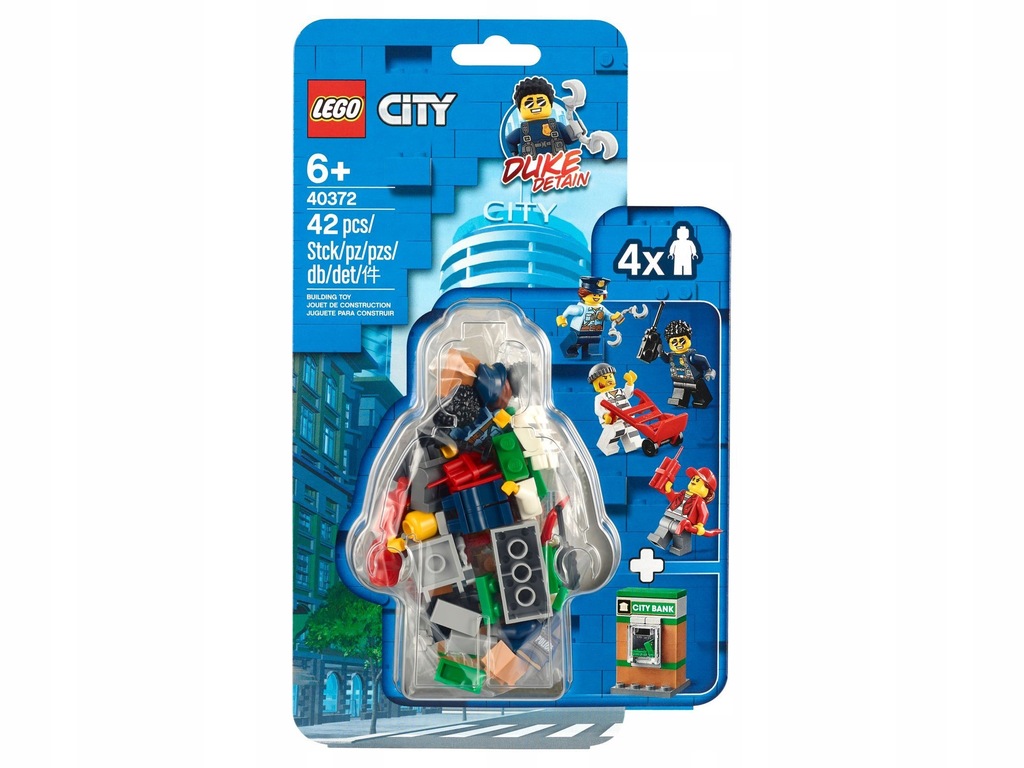 LEGO City 40372 - FIGURKI I AKCESORIA POLICYJNE - 12868887707 ...