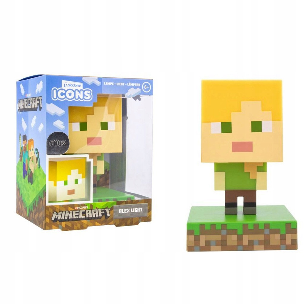 Oryginalna Lampka Minecraft Alex Icons 3d 11016903052 Oficjalne