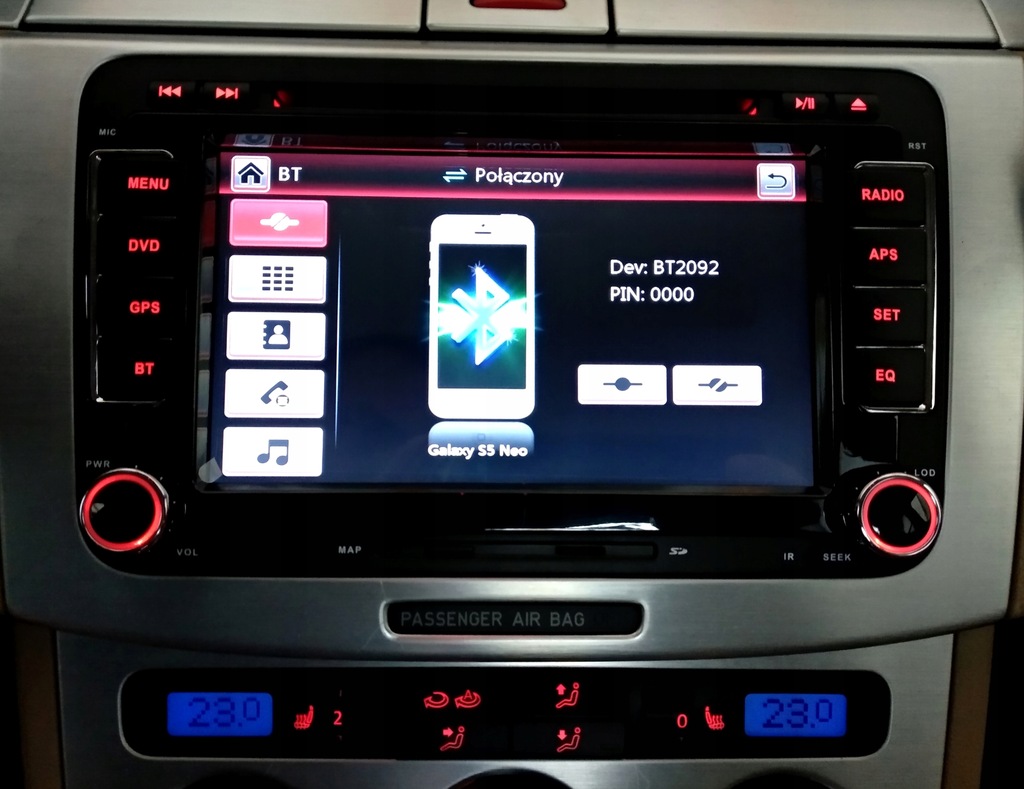 RADIO NAWIGACJA 2DIN VW PASSAT B6 B7 GOLF 5 6 V VI - 7918428960 - oficjalne archiwum Allegro