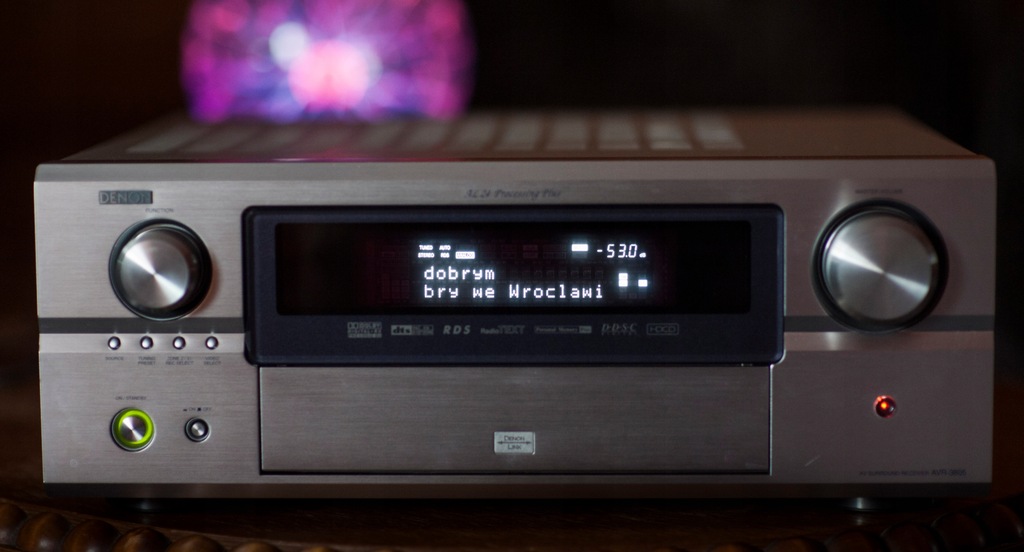 Amplituner Denon AVR-3805 Bluetooth LDAC i APTX-HD - 12662449452 ...