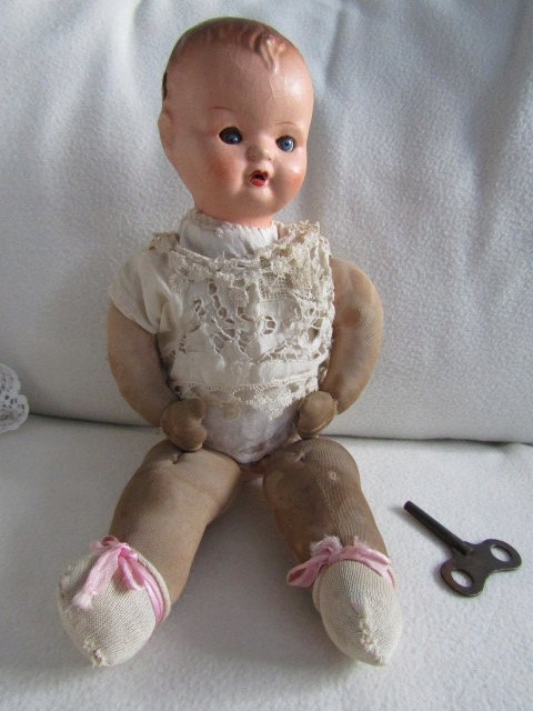 STARA LALKA WIEKOWA ZABAWKA LALKA NAKRĘCANA - 12244981399 - oficjalne ...