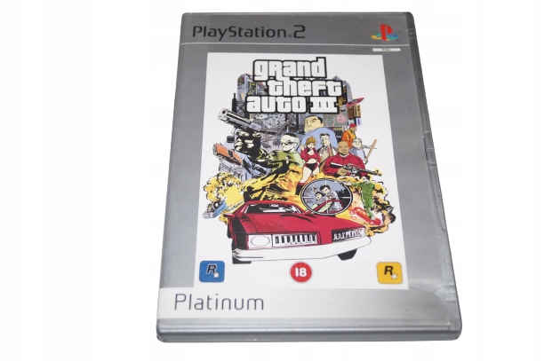 GTA III PS2 KULTOWA GRA AKCJI PLAYSTATION 2 + MAPA - 12052885819 ...
