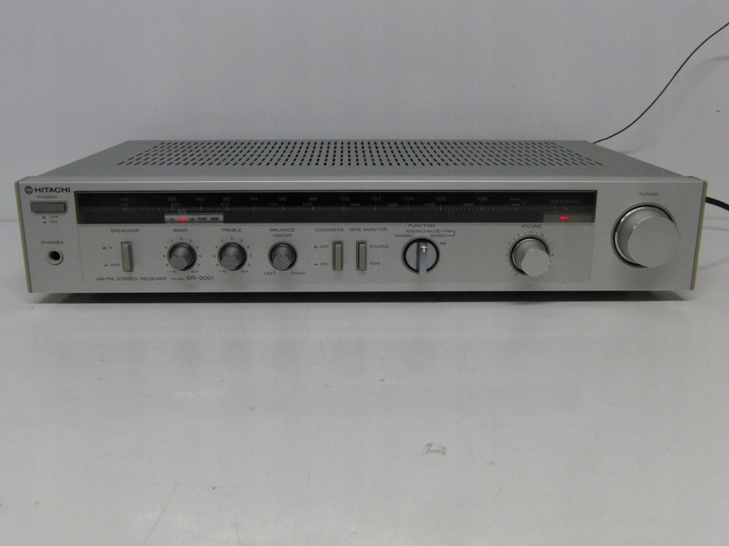 Zadbany amplituner Hitachi SR-2001 Gwarancja - 11430083277 - oficjalne archiwum Allegro