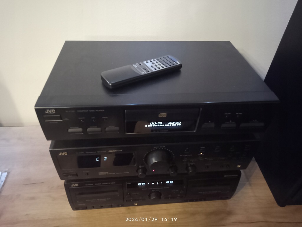 Wieża JVC RX-230R + XL-v120 + TD-W254 - 15103847888 - oficjalne archiwum Allegro