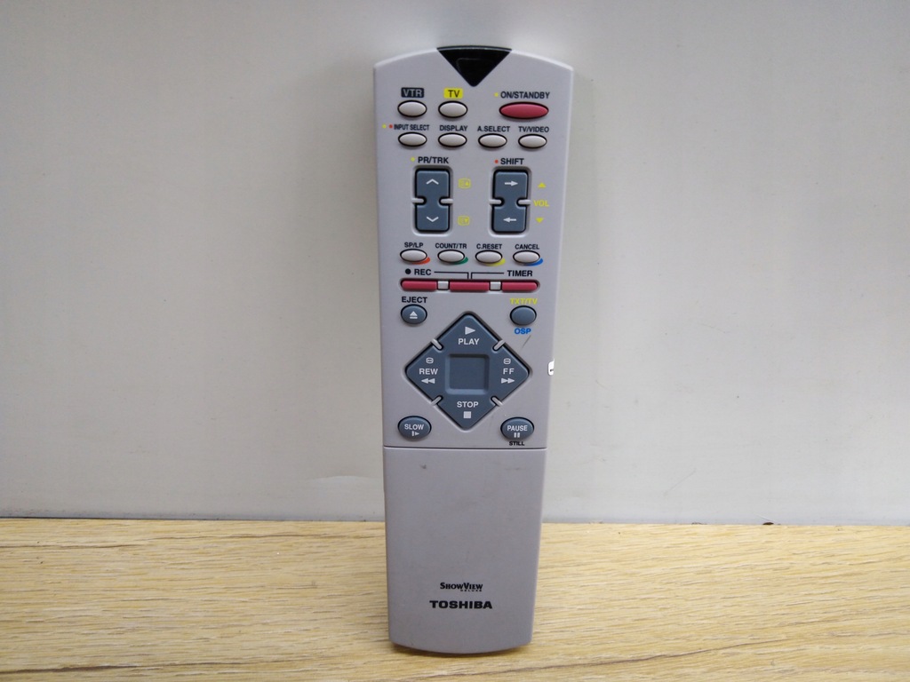 PILOT TOSHIBA TV VCR ORYGINALNY SHOW VIEW DELUXE - 12869489519 ...
