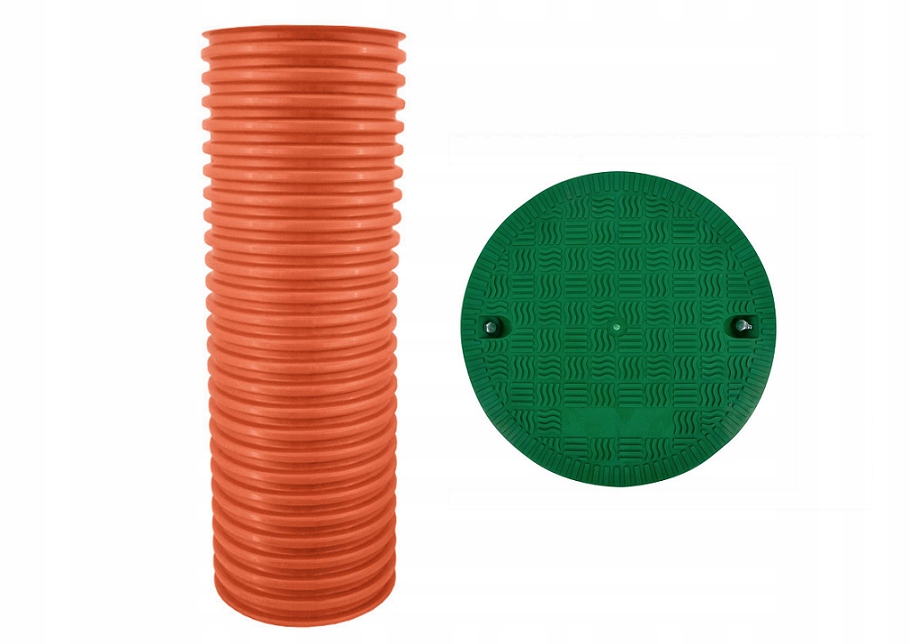 STUDNIA Rura karbowana trzonowa 315 1,5m pokrywa - 10959132097 - oficjalne archiwum Allegro